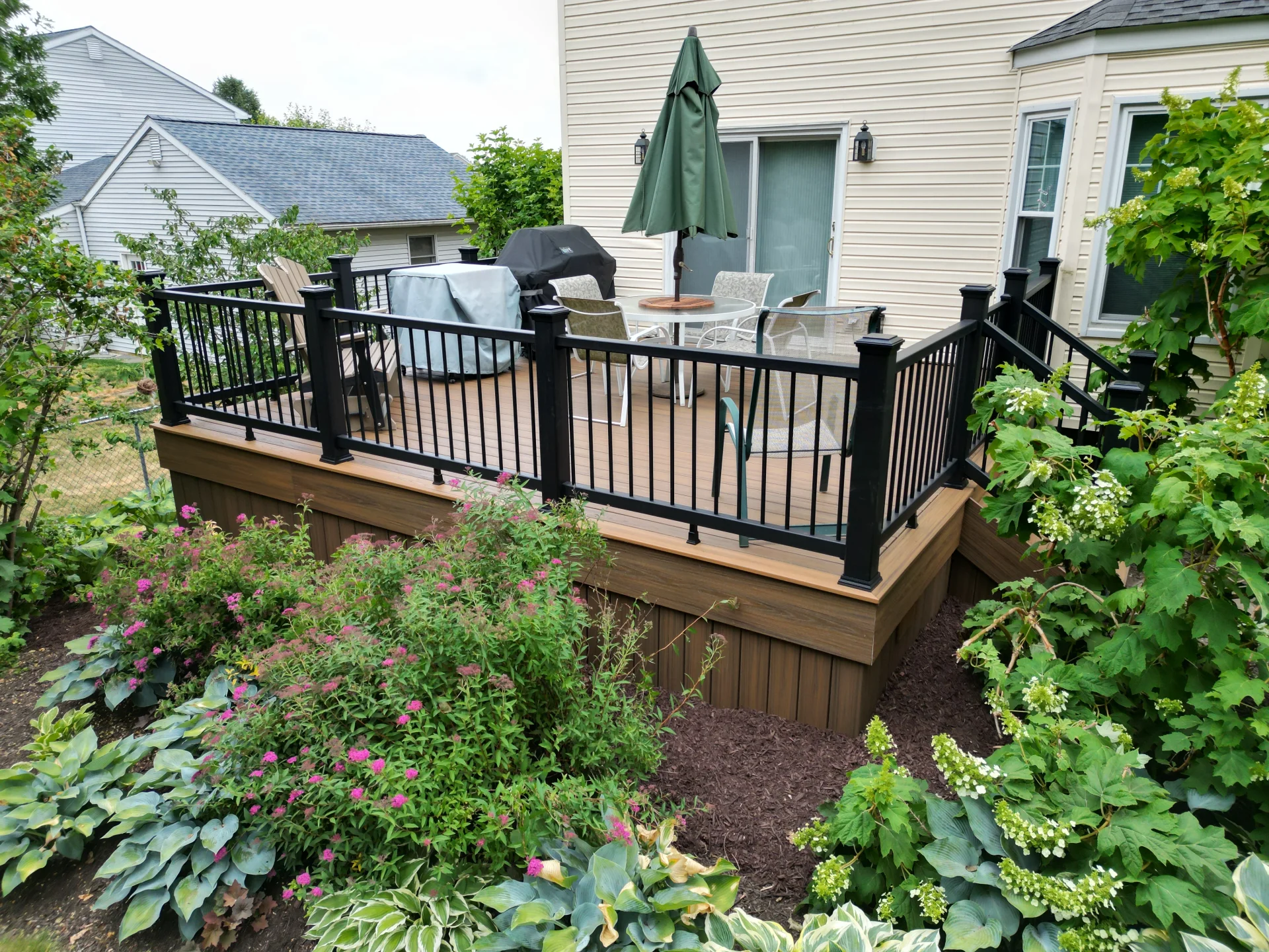 Deck Railing & Lighting Upgrade in Bethlehem, PA | Portfolio | VM Power ...